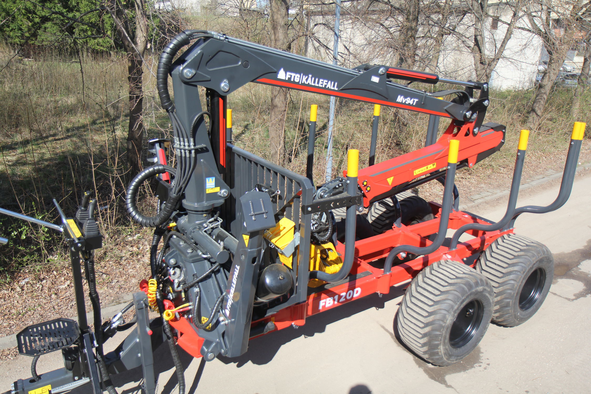 Loader wagon - FB120D - FTG | Källefall - 2-axle / forestry / 12 ton
