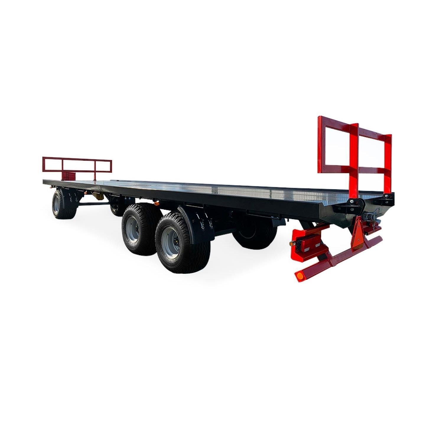 Flatbed trailer - RD2B series - Palazogu Treyler - 3-axle / agricultural