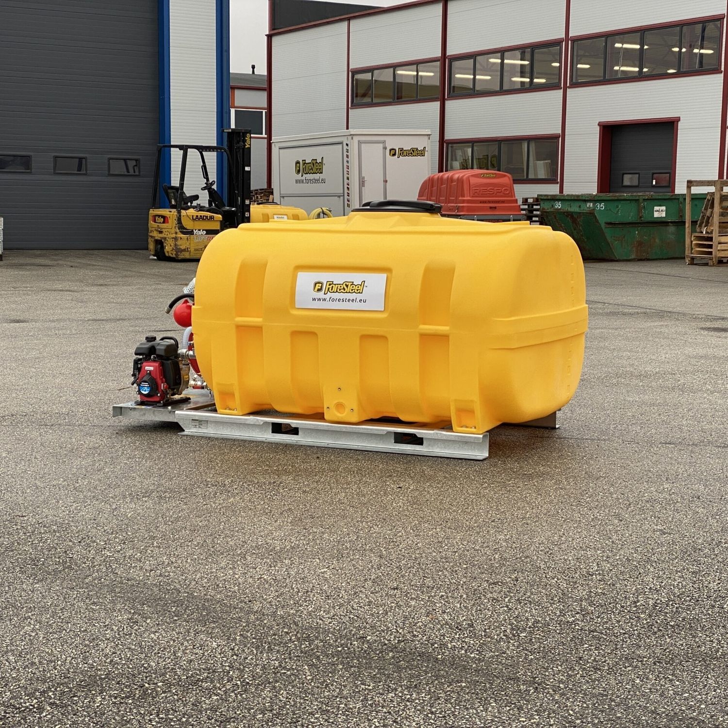 Water reservoir - FTW-2000 - Foresteel - mobile / plastic / irrigation