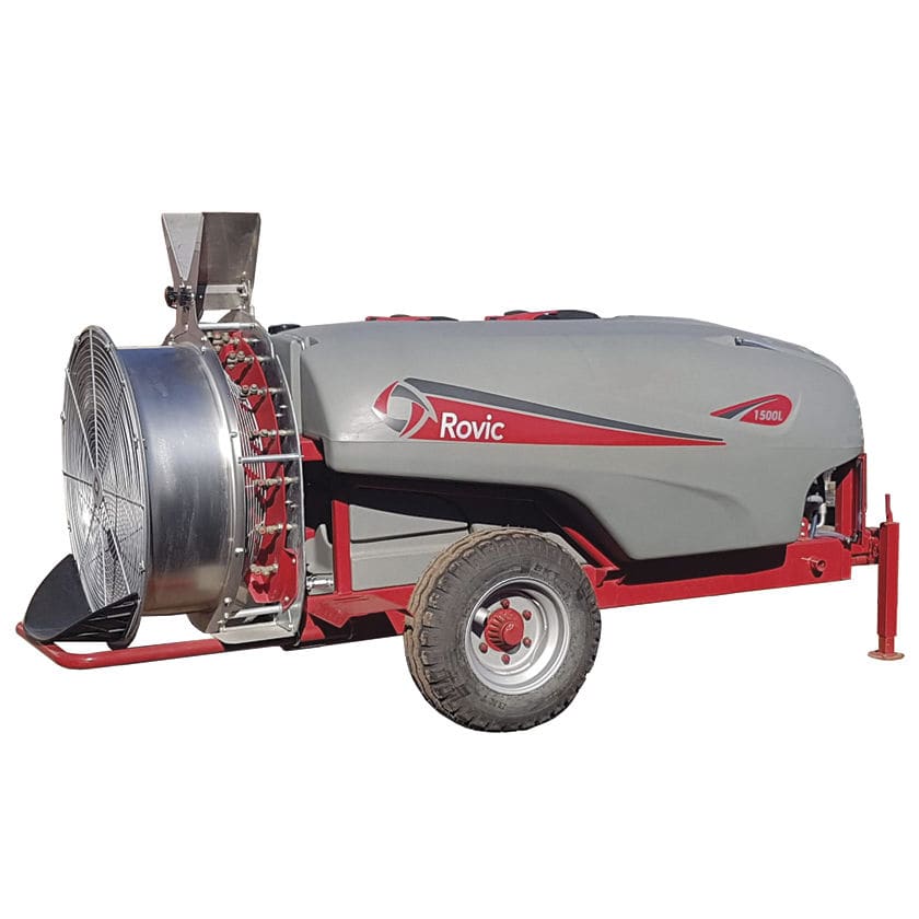 Towed agricultural atomizer - Rovic Vineyard Mist Blower - Rovic Leers ...