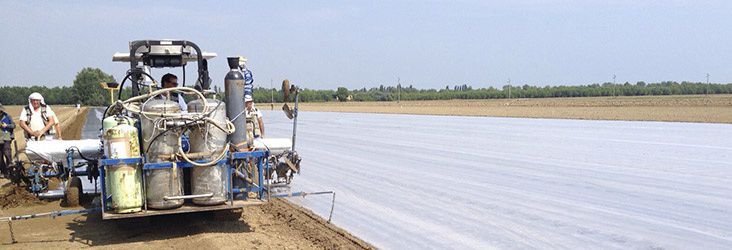 Soil disinfection sheeting - DS SOLBARRIER - Solplast S.A. - recyclable ...