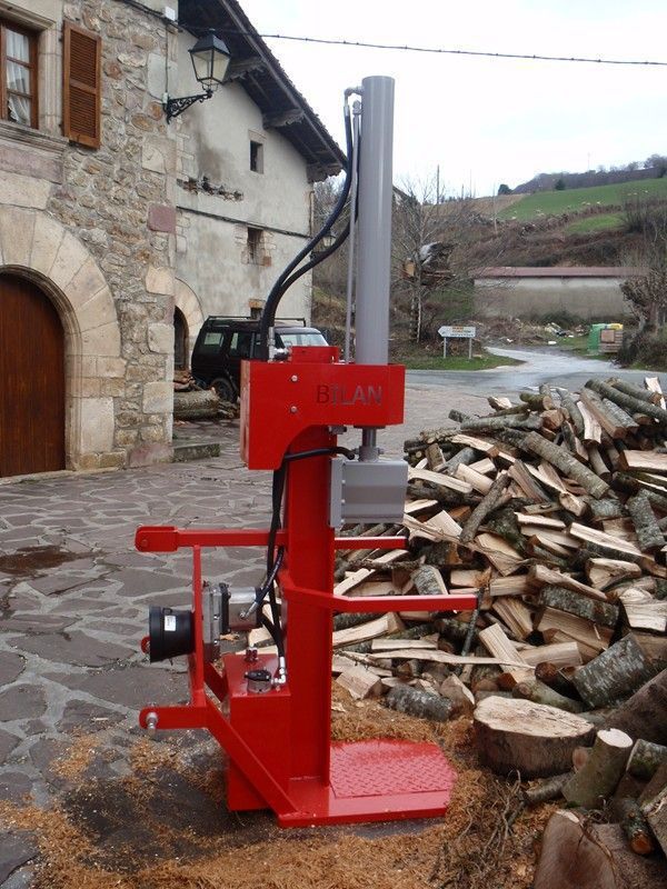 Hydraulic wood splitter - T series - BILANAGRICOLA S.L. - vertical ...