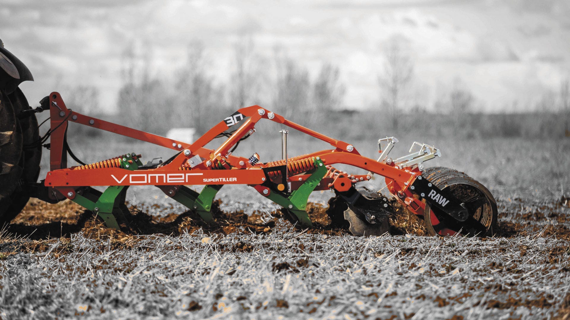Mounted field cultivator - SuperTILLER - Vomer - folding / fixed / with ...