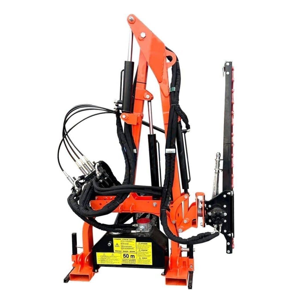 Hydraulic hedge trimmer - MINI ZCUTTER - Zeppelin Maquinaria - mounted ...