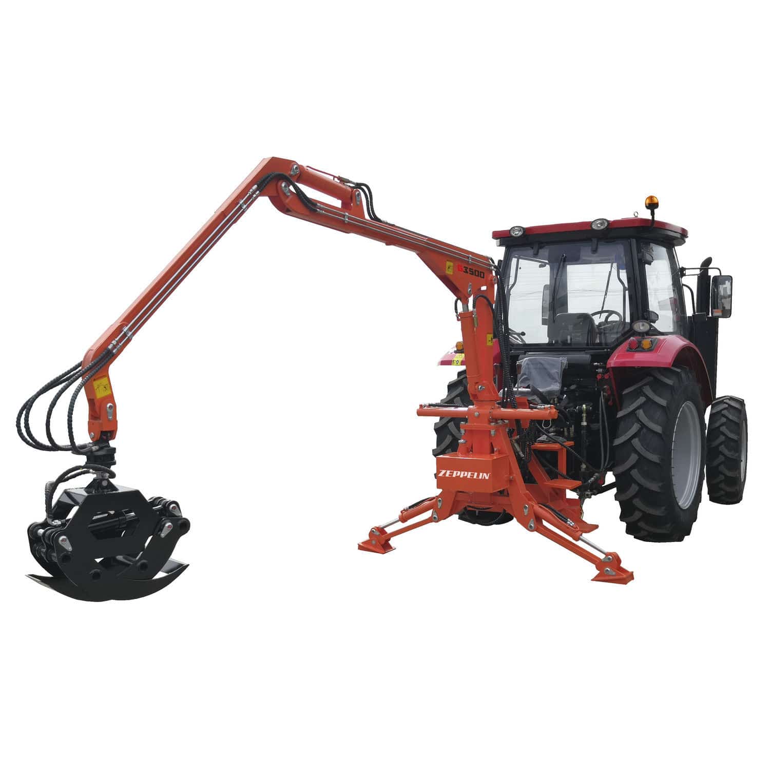 Tractor-mounted forestry crane - G3500 - Zeppelin Maquinaria
