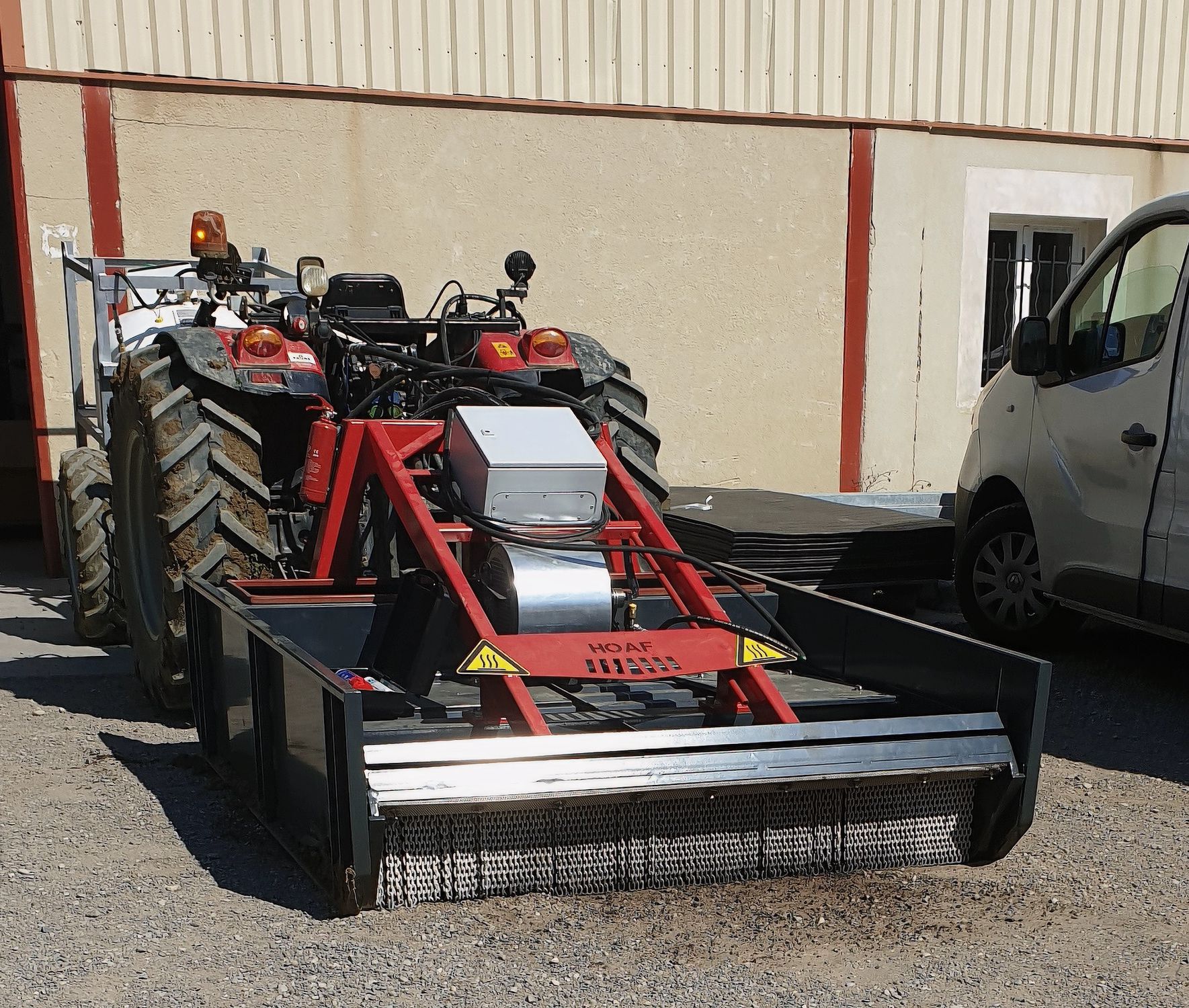 Thermal weeder - KB1.8 DR - M.M.E - tractor-mounted