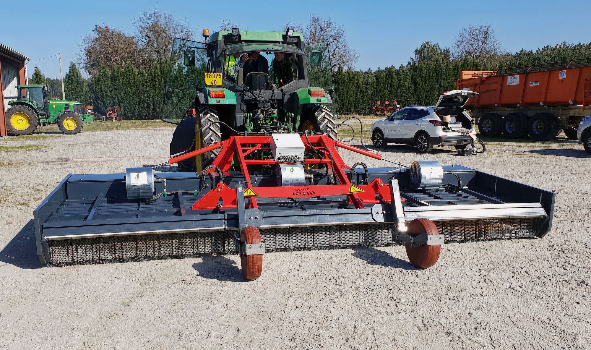 Thermal weeder - KB5.5 DR - M.M.E - tractor-mounted