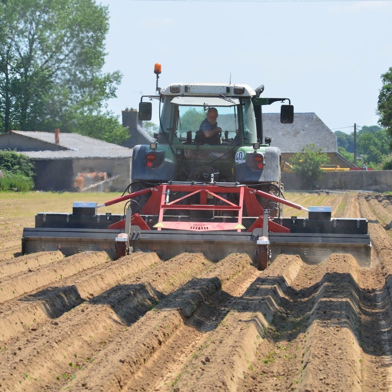 Thermal weeder - SÉRIE KB - M.M.E - tractor-mounted
