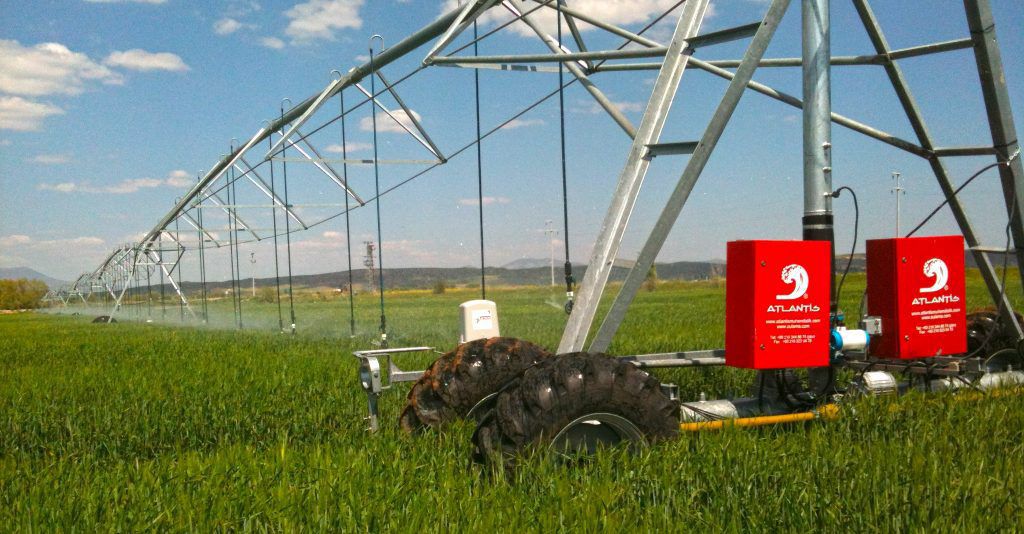 Mobile irrigation pivot - Atlantis Mühendislik - wheel-mounted