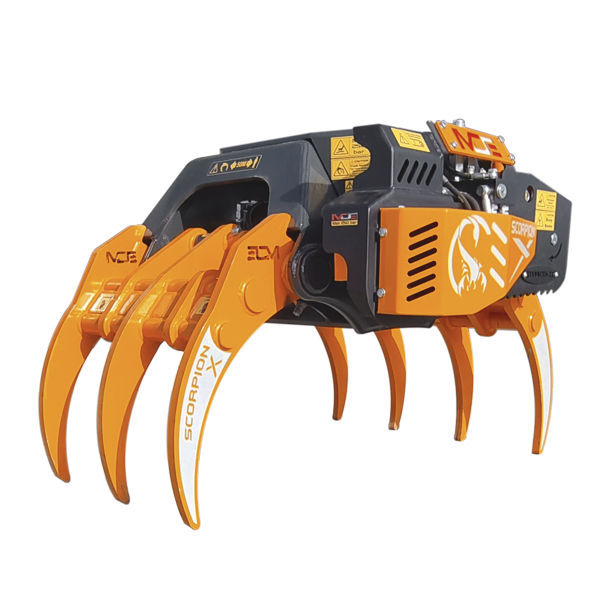 Forestry log grapple - Scorpion X Grapple Saw - MDE Machinery Ltd - for ...
