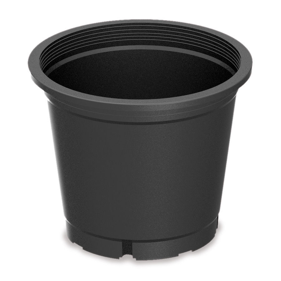 Plastic pot - CP series - Alber - round / recyclable / black