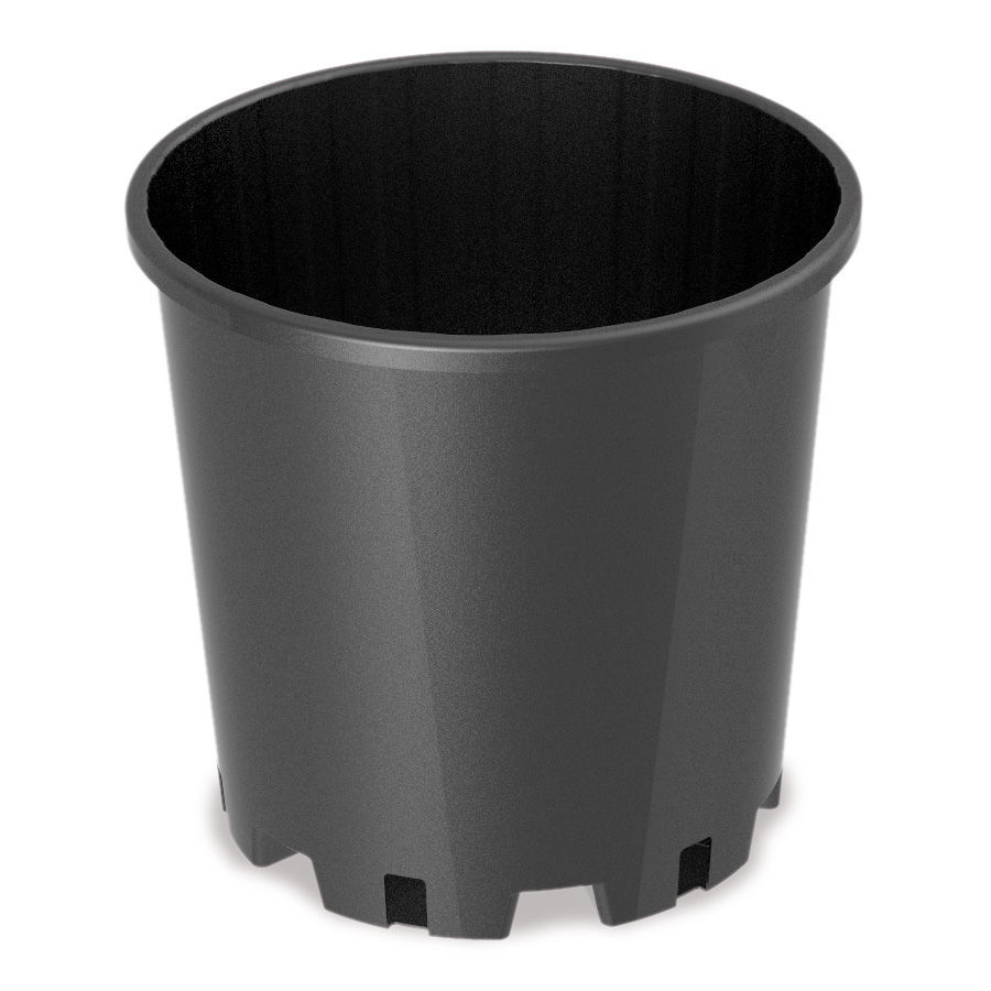 Plastic pot - CH series - Alber - round / recyclable / black