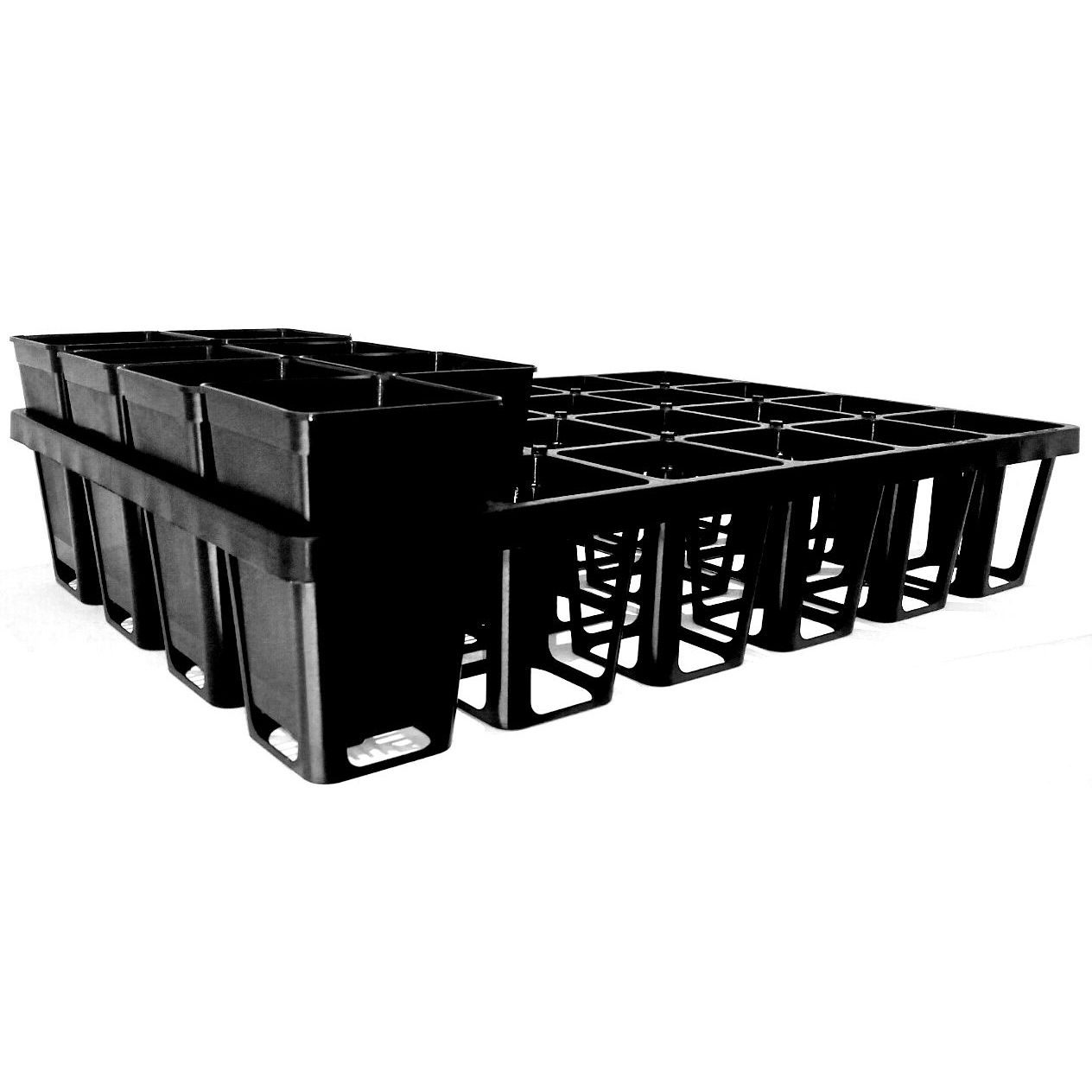 Plastic carry tray - BTC 24X9 - Alber - square