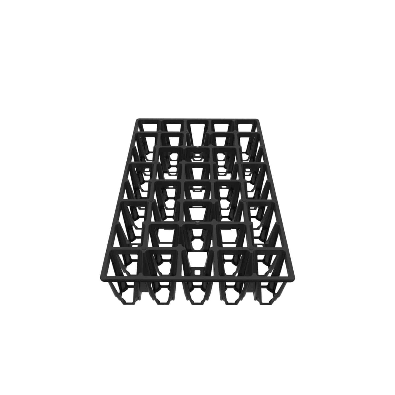 Plastic carry tray - BTC 40X7 - Alber - square