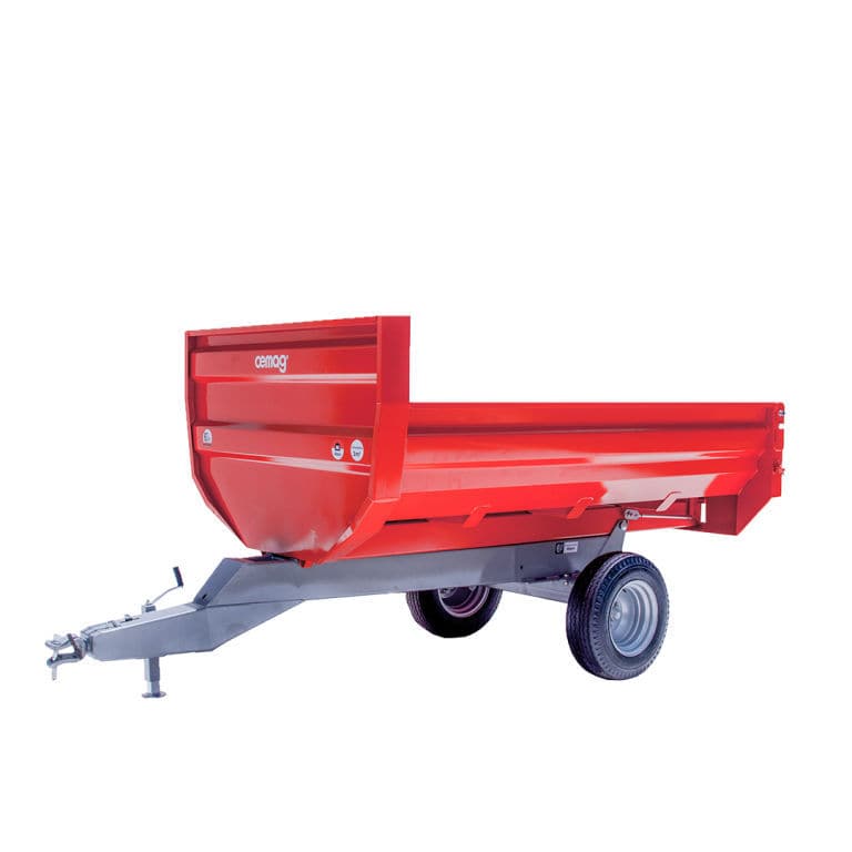 Dump trailer - CBH3,5 - Cemag - single-axle / agricultural / 5 ton