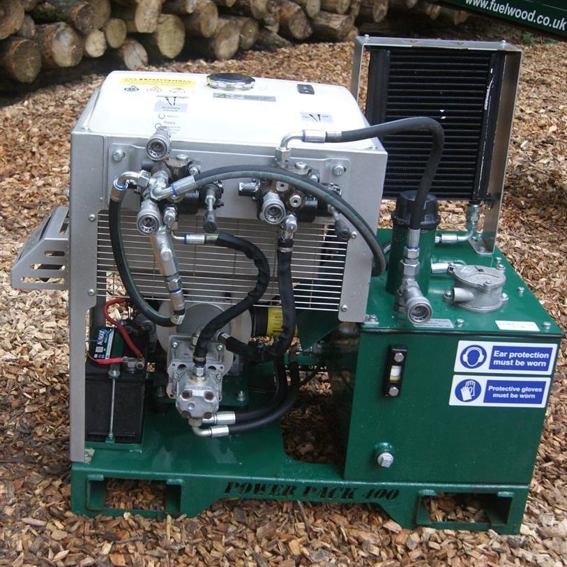 Gasoline generator set - Fuelwood - stationary / oil-cooled / PTO-driven