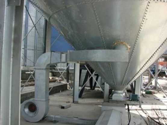Silo fan - 4-72 series - SRON SILO ENGINEERING - extraction / centrifugal