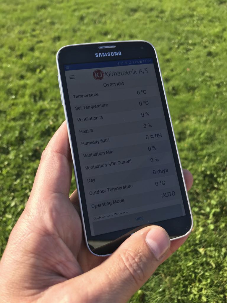 Barn climate controller - ODIN - AgriFarm - pig barn / touch screen