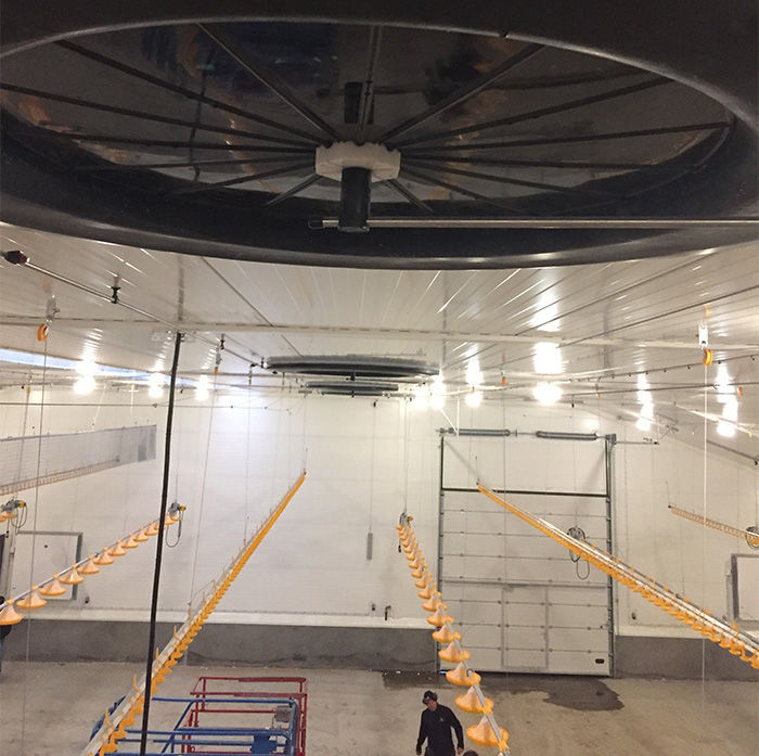 Exhaust air chimney with intake - AgriFarm - for farm buildings