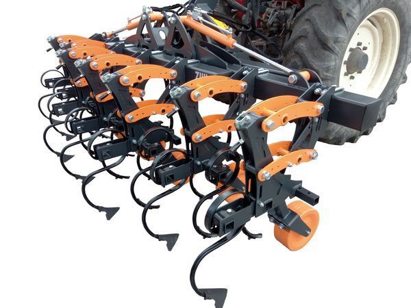 Mounted row crop cultivator - FLEXA-V - ZILLI - towed / folding / depth ...
