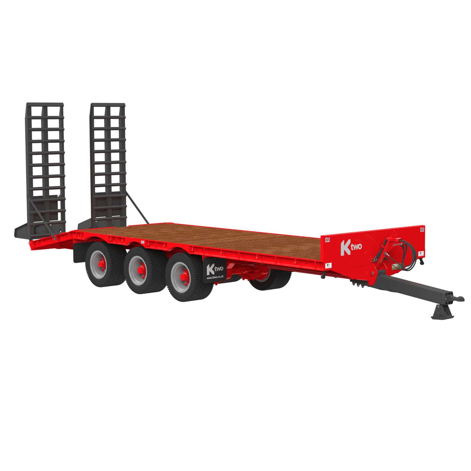 Flatbed trailer - LL 26 - Ktwo - 2-axle / 3-axle / agricultural