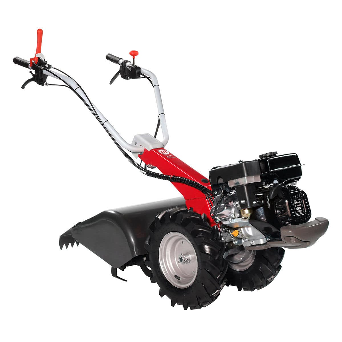 Gasoline rototiller - BRIK - NIBBI - with gauge wheels / electrical ...