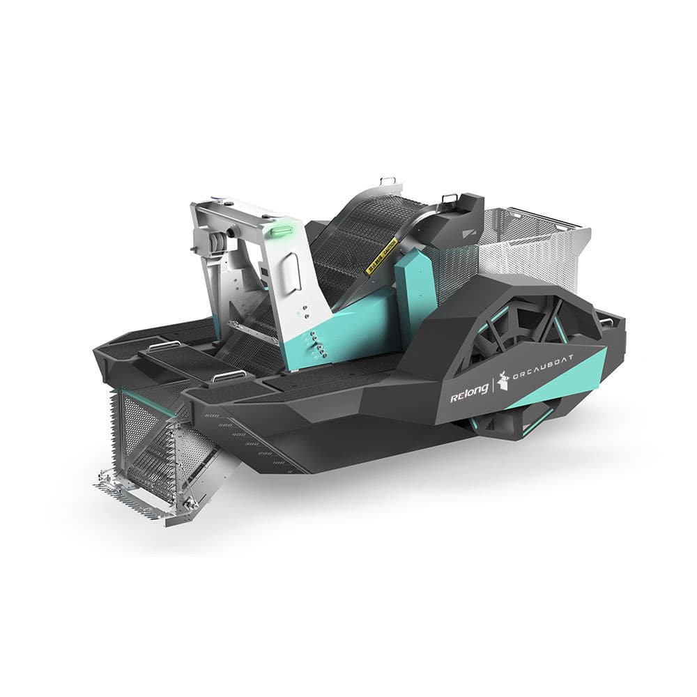 Boat harvester machine - UBC300-37 - Relong - aquatic weed / unmanned