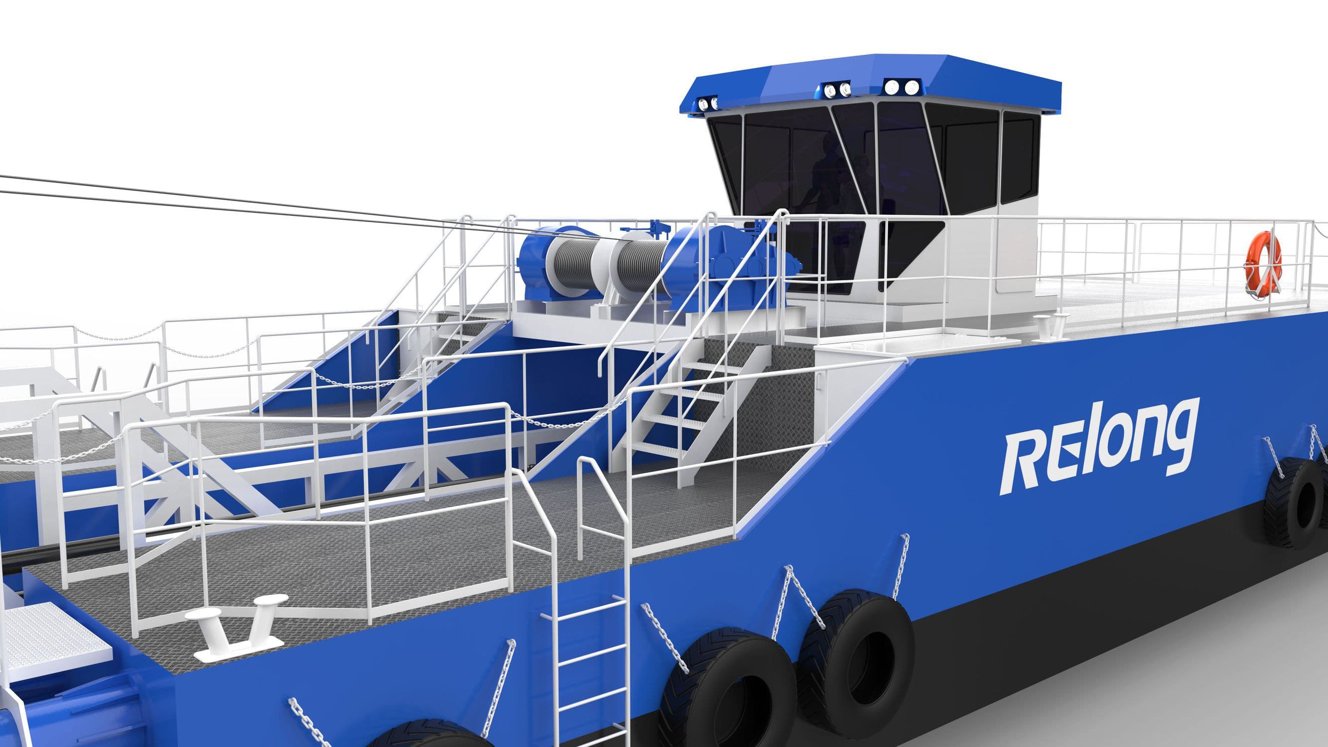 Aquatic weed harvester machine - AWH1230 - Relong - self-propelled ...