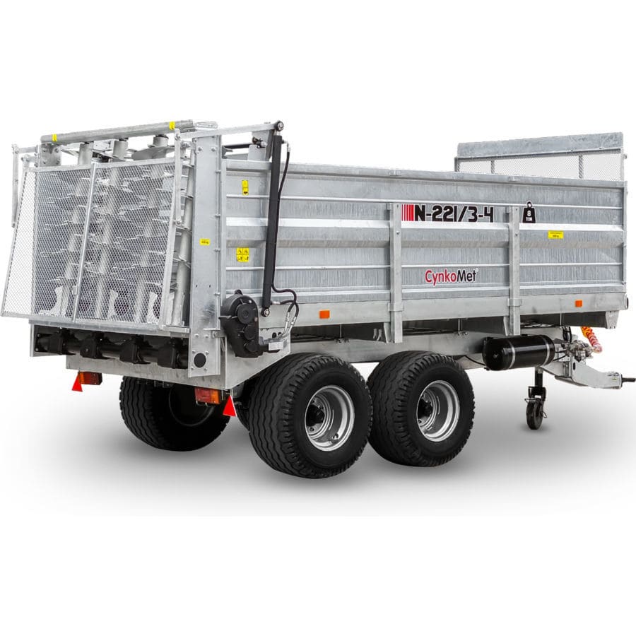 Trailed manure spreader - N-221/3-4 - CynkoMet Sp. z o.o. - verticals ...