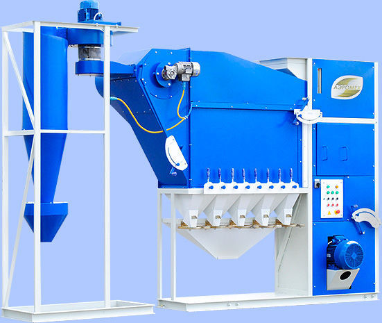 Grain pre-cleaner - CAD-15 - SPC Aeromeh Ltd - with cyclone / separator