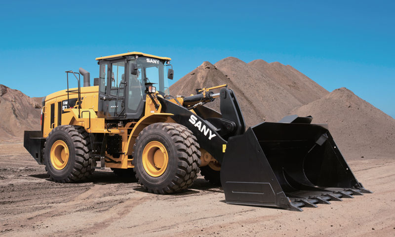 Rubber-tired loader - SW978K1 - SANY GROUP - with cab