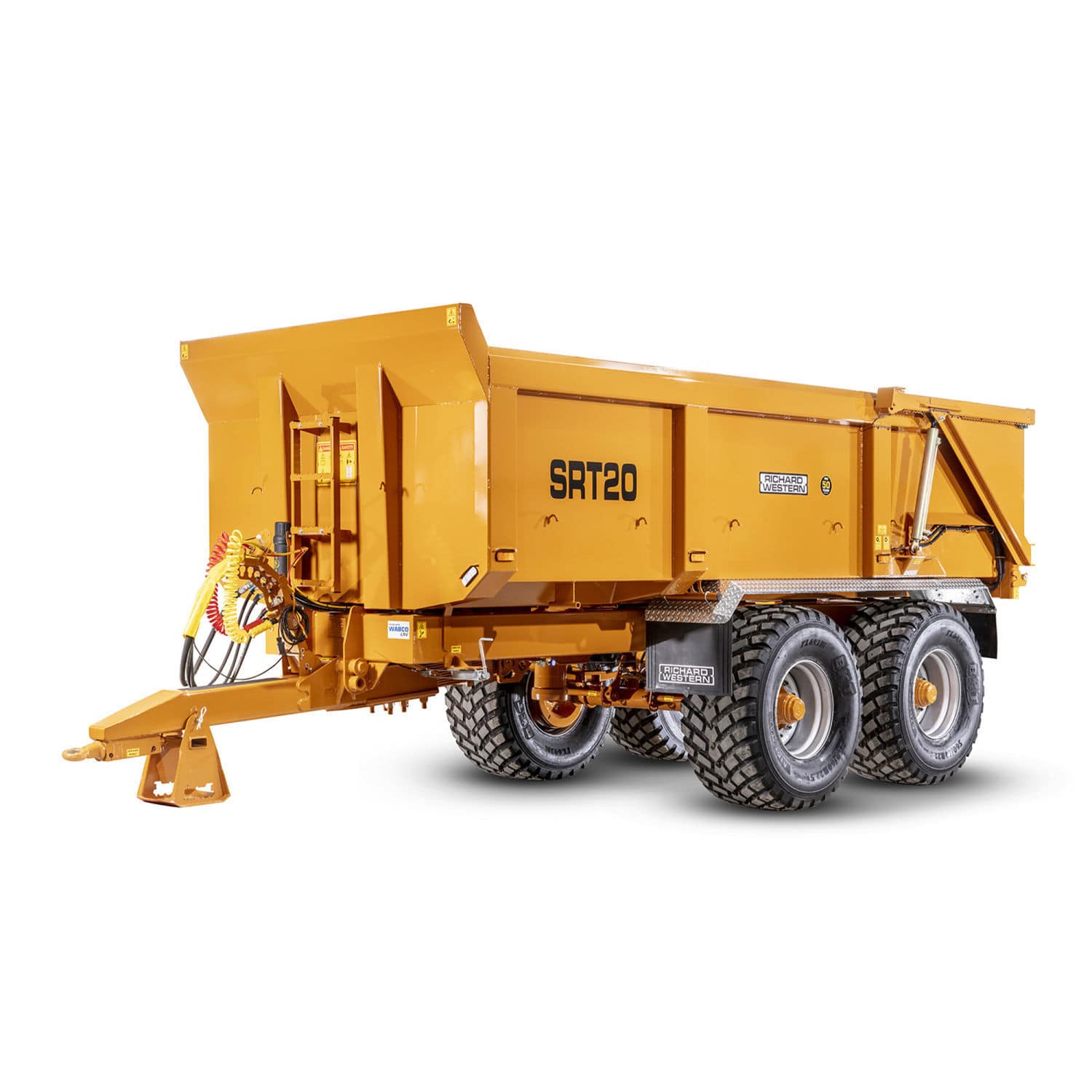 Tipping trailer - SRT20 - Richard Western Ltd - tandem axle ...