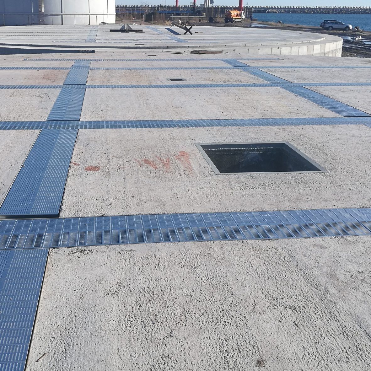 Silo aeration system - AGI - roof