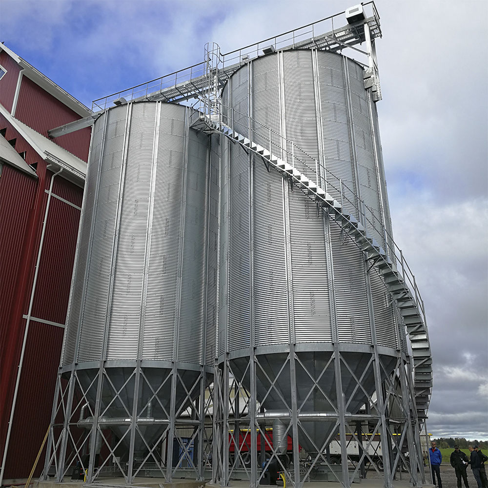 Low-capacity silo - AGI - for grain / steel / hopper