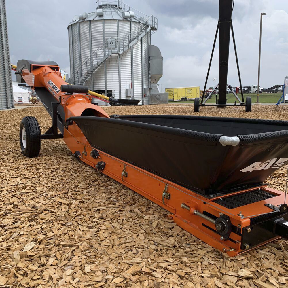 Grain conveyor - 2000 Series - AGI - belt / mobile / inclined