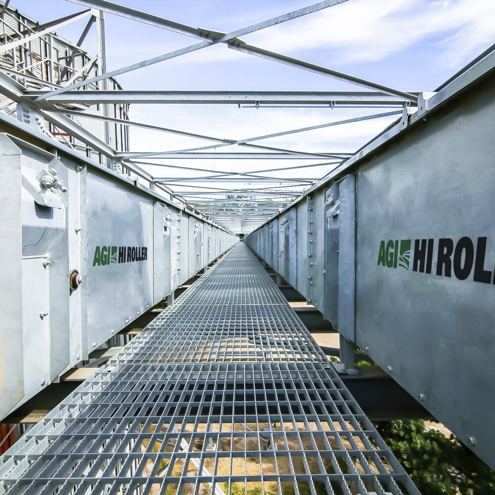 Grain conveyor - HI ROLLER - AGI - belt / conventional