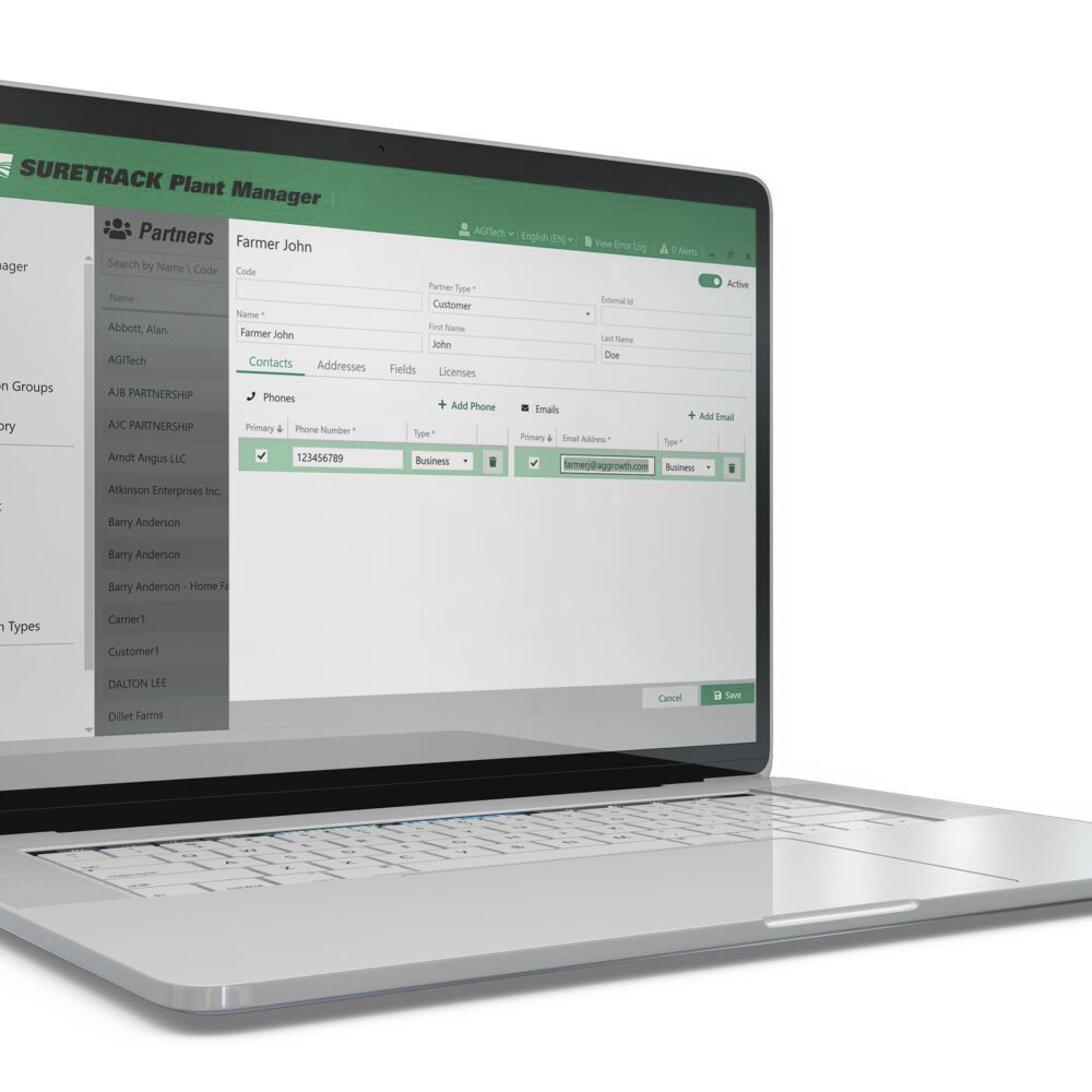 Management software - AGI - for control / plant / automated