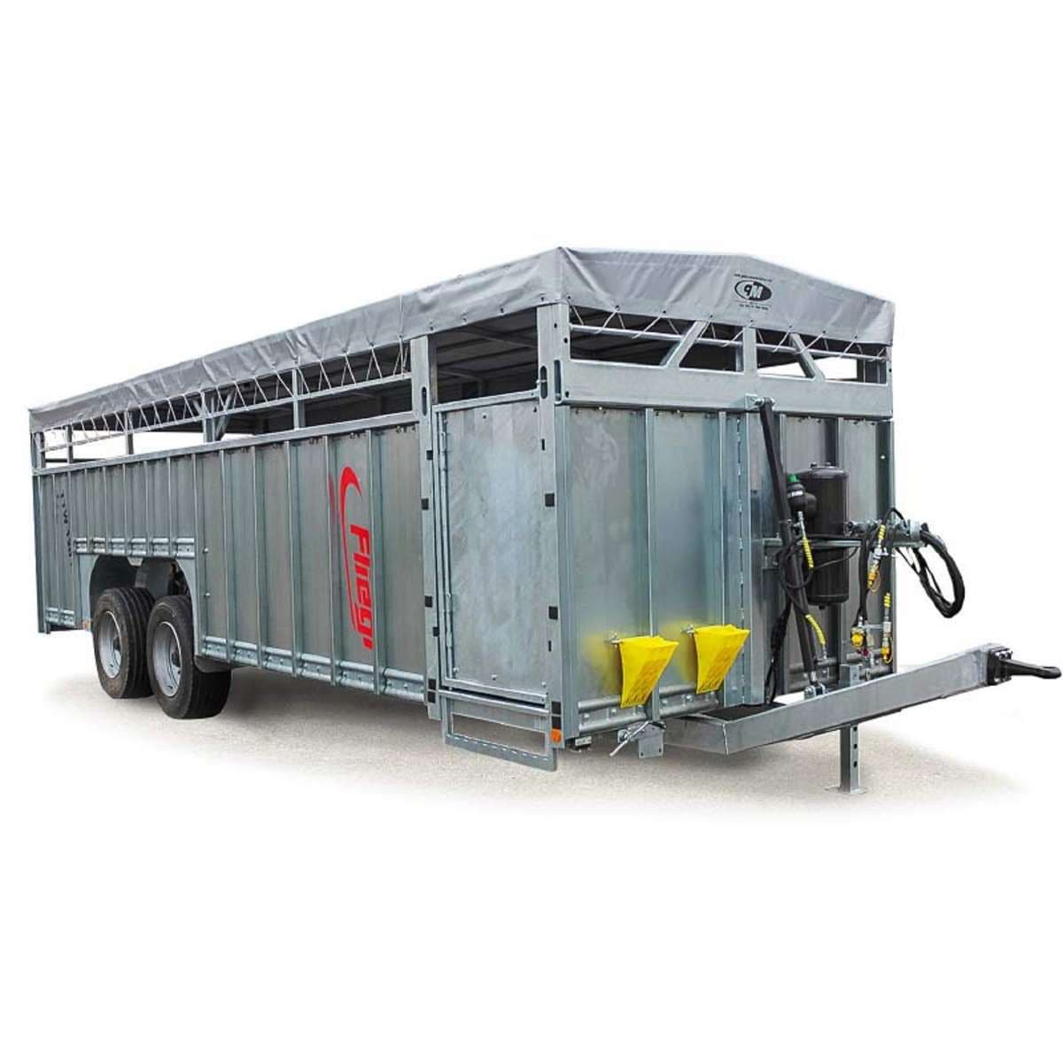 Cattle livestock trailer - TTW 140 - Fliegl Agrartechnik GmbH - sheep ...