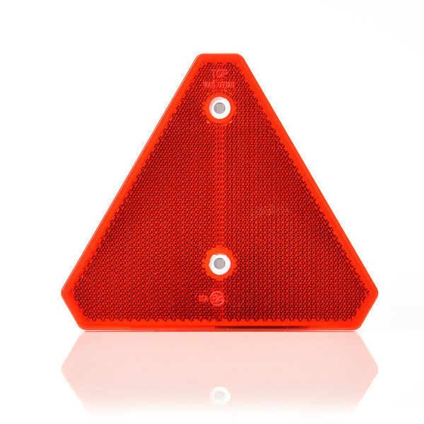 Triangular reflector - UT125 - PTS WAS Sp. J. - red / screw-in / with screw