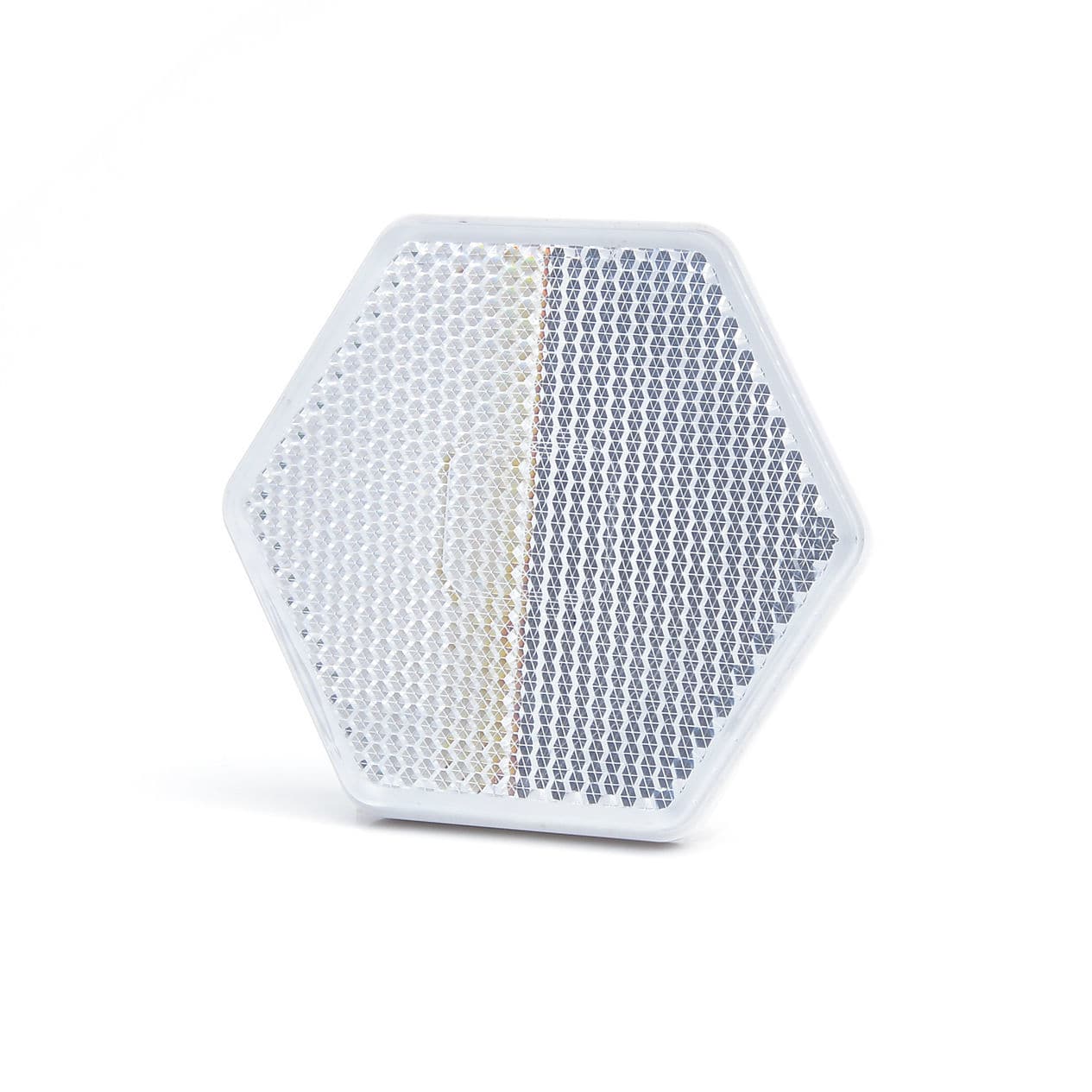Hexagonal reflector - UO6 - PTS WAS Sp. J. - white / self-adhesive