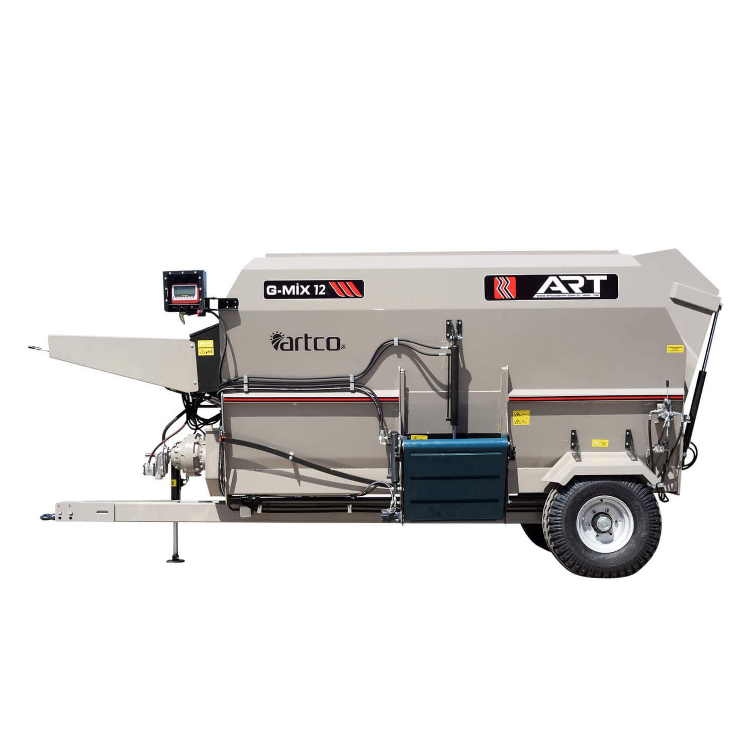 Horizontal feed mixer - HR12 - ARTCO Agriculture - towed / side ...