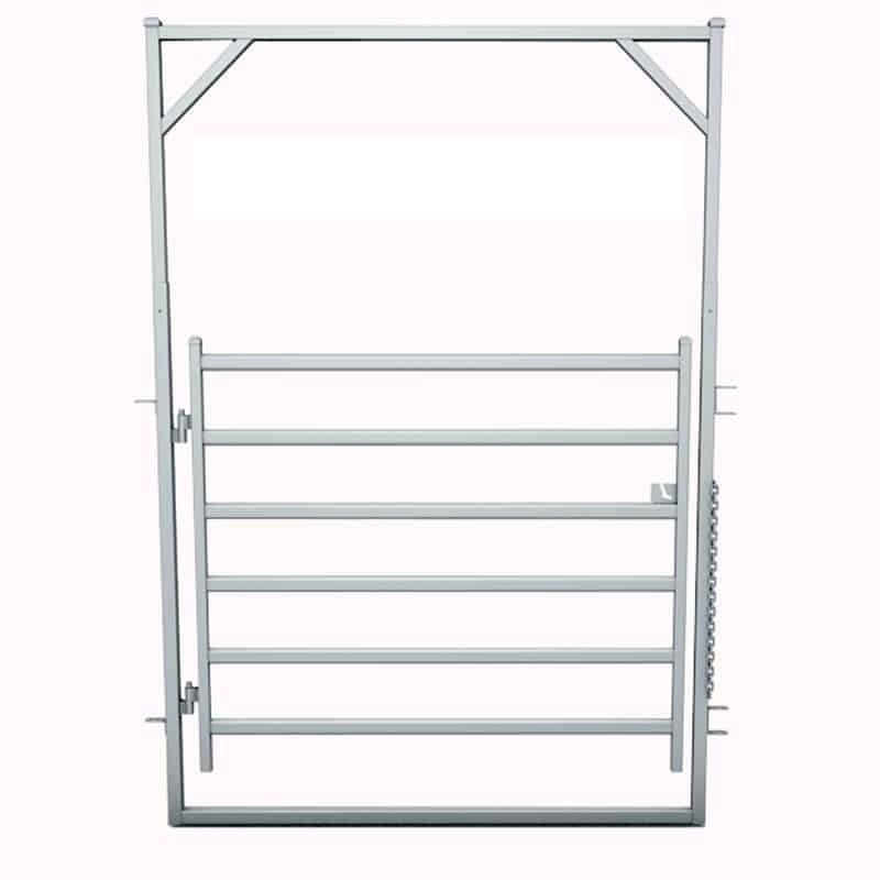 Livestock gate - YYK BARN TECH LTD - corral / for cows / steel