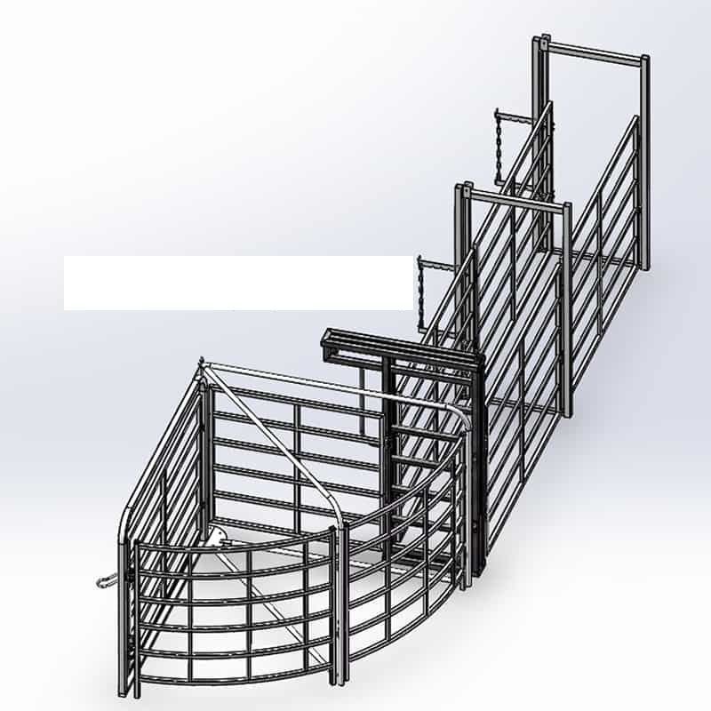 Cattle livestock handling system - OSS-90A - YYK BARN TECH LTD
