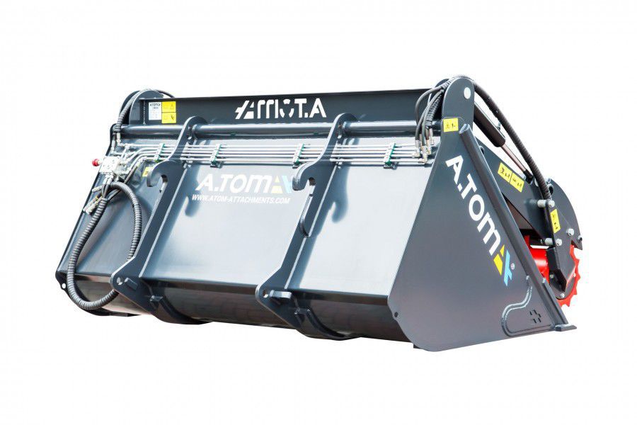 Silage unloading shovel bucket - 144 - A.TOM