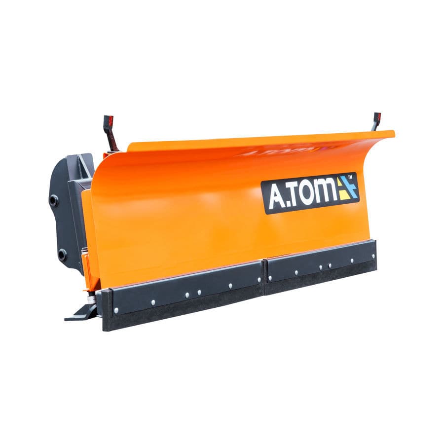 Straight snow plow - SP 3-2500 3CX/4CX - A.TOM - with rubber scraper ...