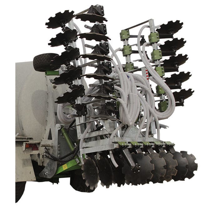 Mounted slurry incorporator - Agromax - disc harrow / pasture