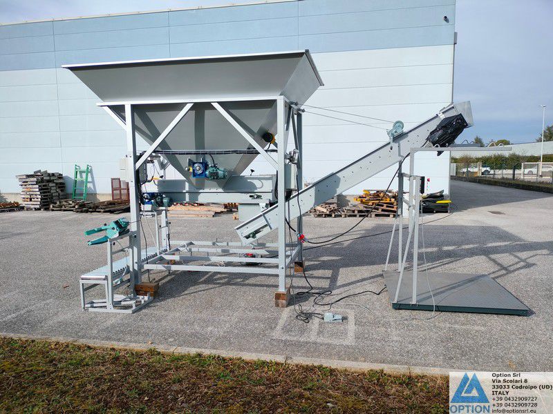 Big bag filling station - ARK03 - OPTION SRL - stationary / with conveyor