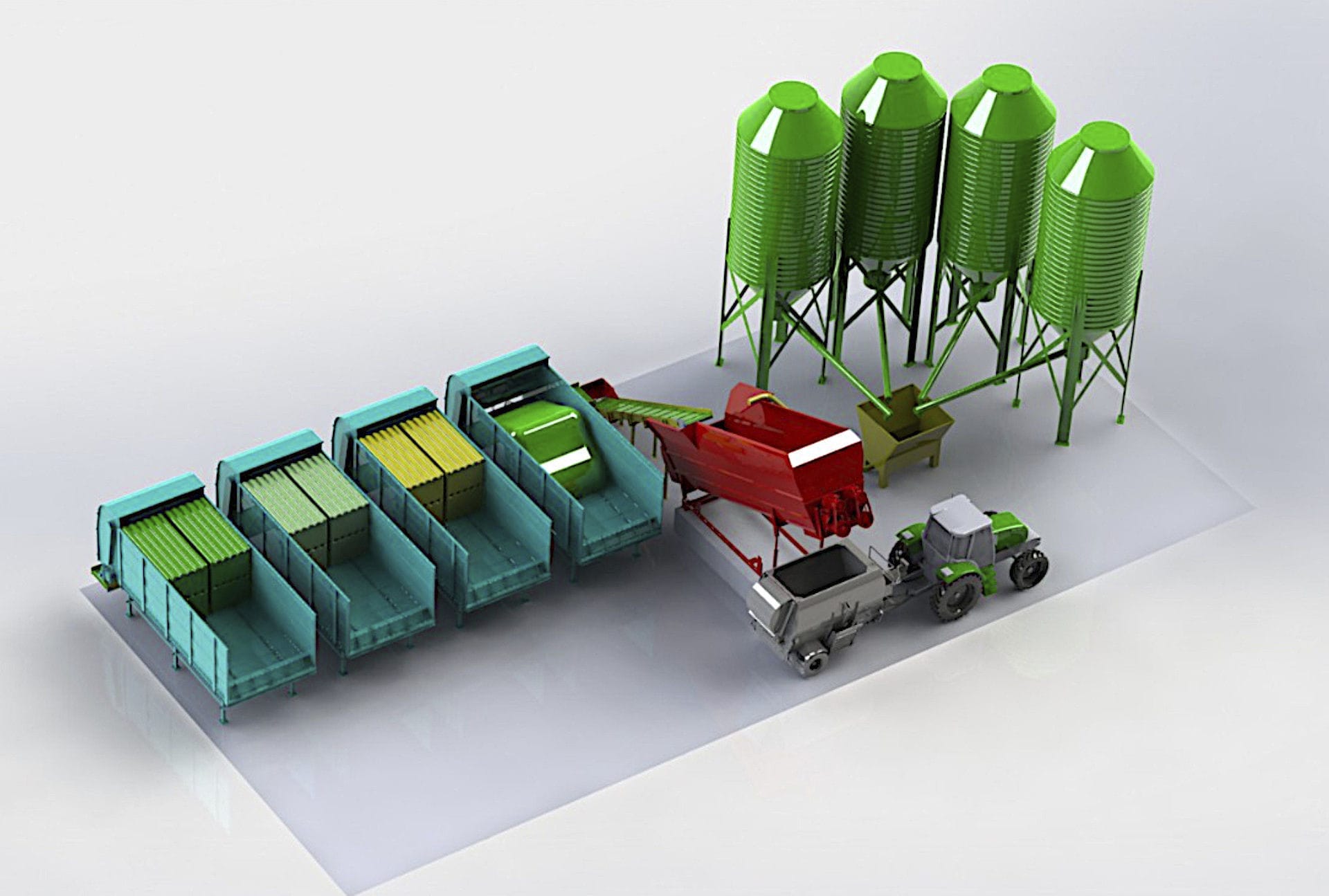Feed loading station - TOSUN - automatic