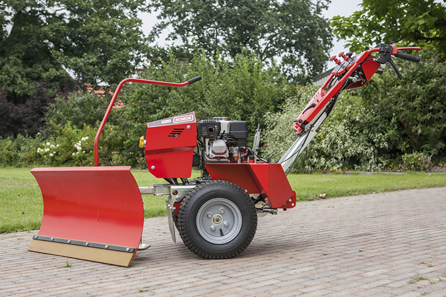 Straight snow plow - SNP-90 - NIMOS - with rubber scraper