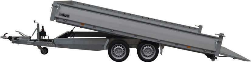 Tipping trailer - AT series - _SIGG - tandem axle / agricultural